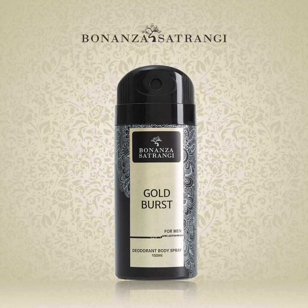 Gold Burst Body Spray 150 ML By Bonanza Satrangi | Shopznowpk