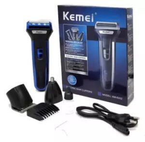 KEMEI 3 in 1 Rechargeable Electric Shaver & Trimmer KM-6330 | Shopznowpk