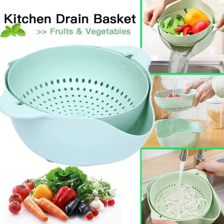 Multifunctional 2-in-1 Large Colander and Bowl Strainer Household Fruit ...