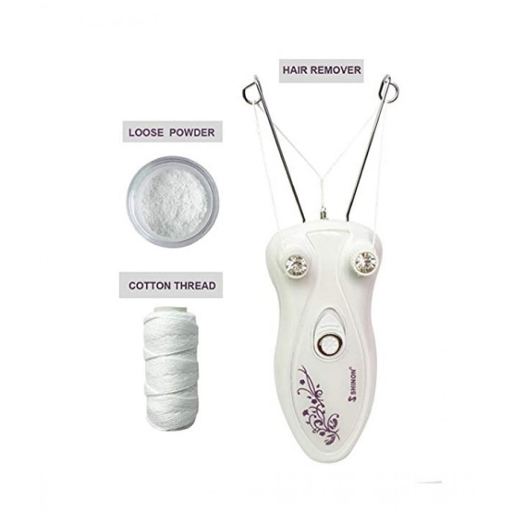 Shinon Rechargeable Epilator Hair Remover Threading Machine For Women ...