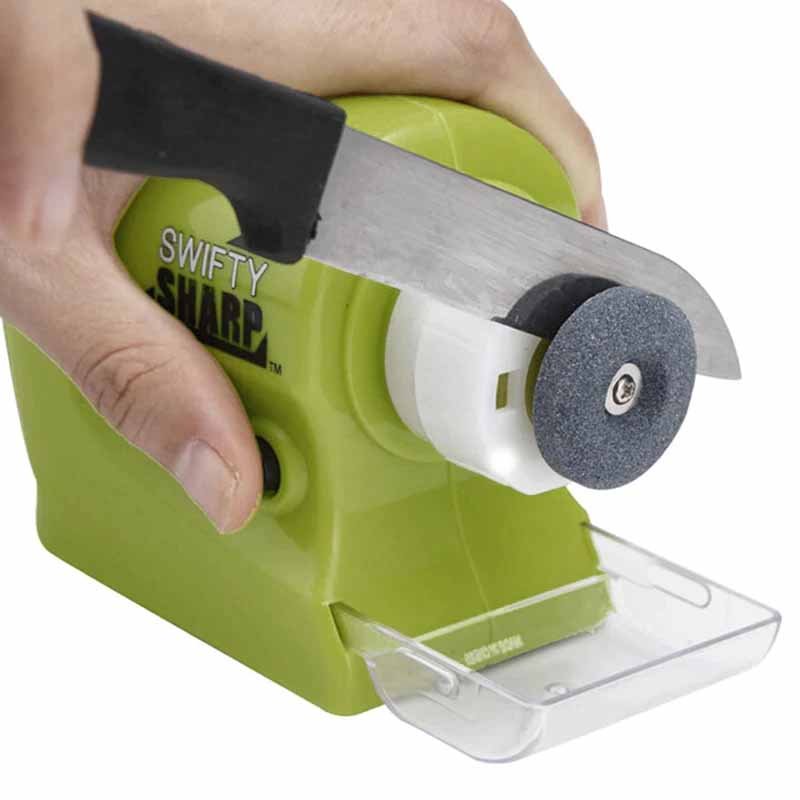 Swifty Sharp Motorized Knife & Scissor Blade Sharpener - Green | Shopznowpk