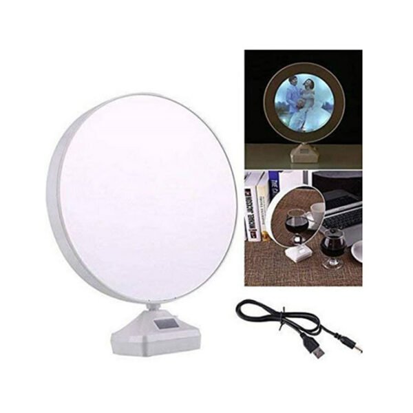 Magic Mirror with LED Light Photo Frame
