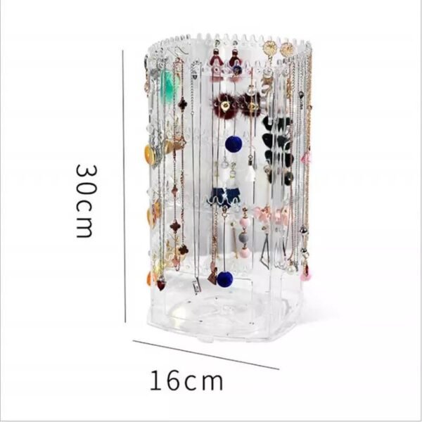 Acrylic 360 Rotating Jewelry Holder & Display Rack