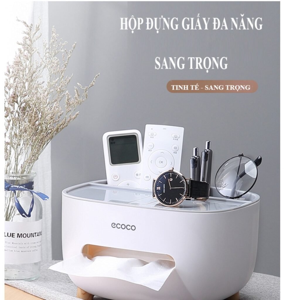 Versatile Ecoco Desktop Tissue Box