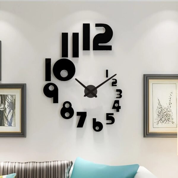 DIY 3D Acrylic Wall Clock