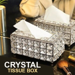 Crystal Tissue Box or Crystal Design Box Tissue Holder