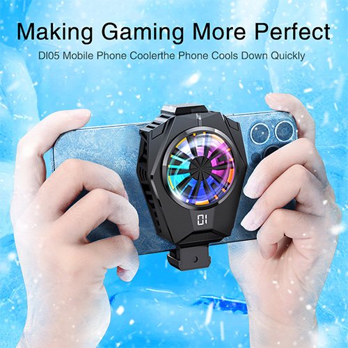 DL05 Mobile Phone Cooler Cooling Fan Radiator For Smartphones With ...