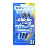 GILLETTE Blue 3 Disposable Razors Comfort 3 Pcs