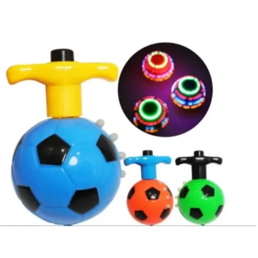 Spinning Football Design Lattu with Light
