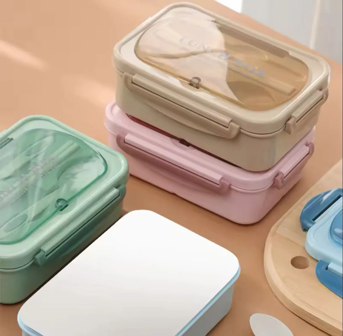 Lunch Box Portable Compartment Fruit Food Storage Container