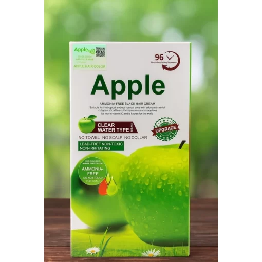 Apple Hair Color Shampoo Natural Black Ammonnia Free