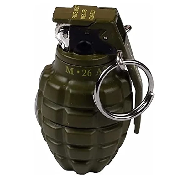 Grenade Solid Green Bomb Lighter or Pocket Lighter | Shopznowpk