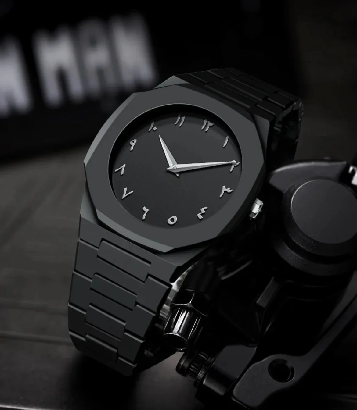 Black Aura Quartz Analog Watch for Men & Boys